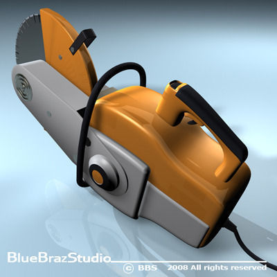 Cut off saw 3D model | CGTrader