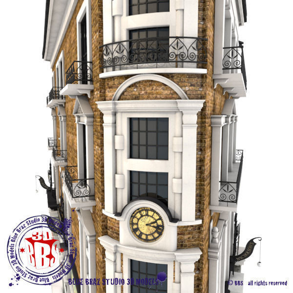 English Pub 3D model | CGTrader