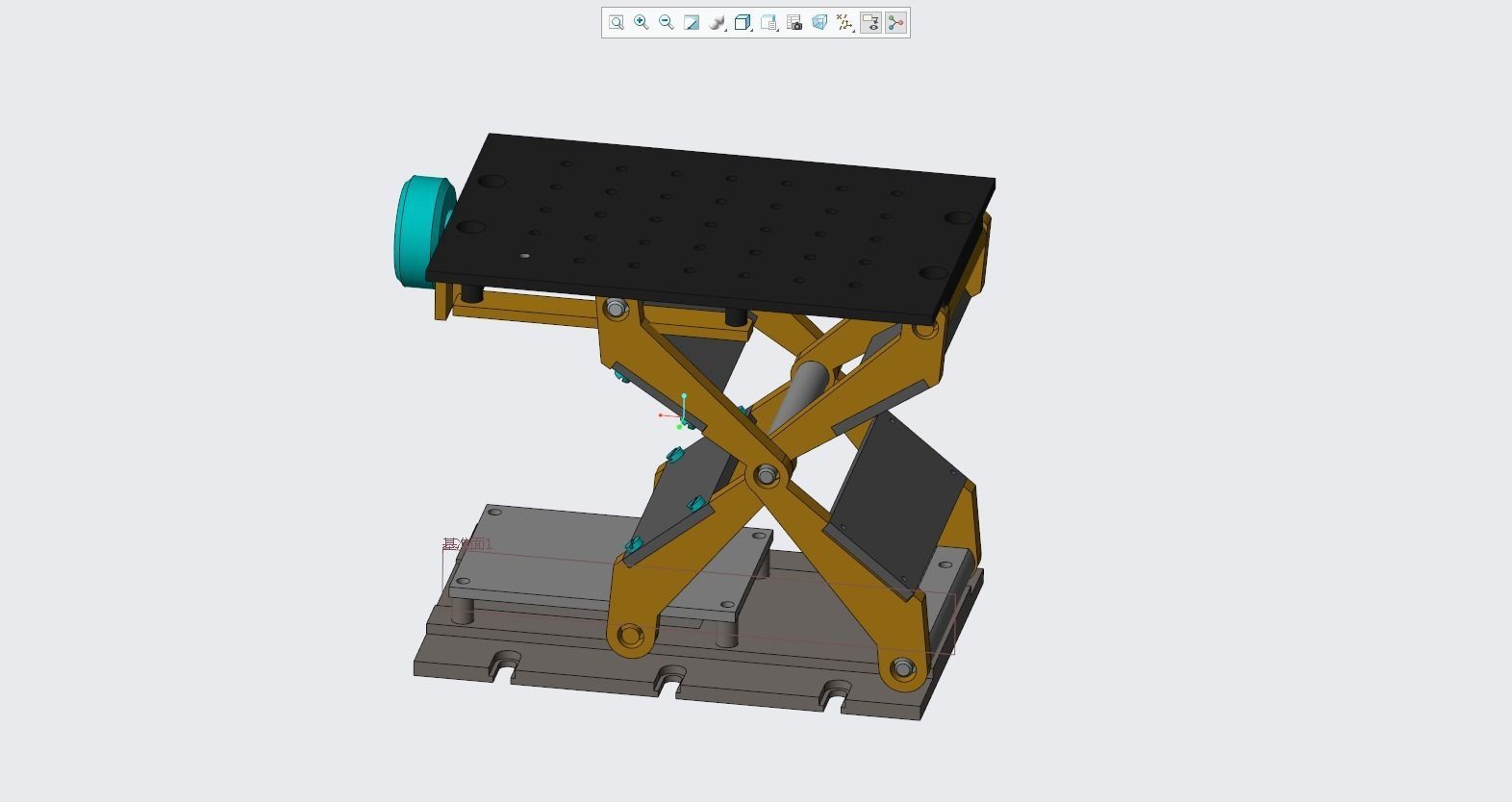 Lifting table mechanical 3D print model | CGTrader