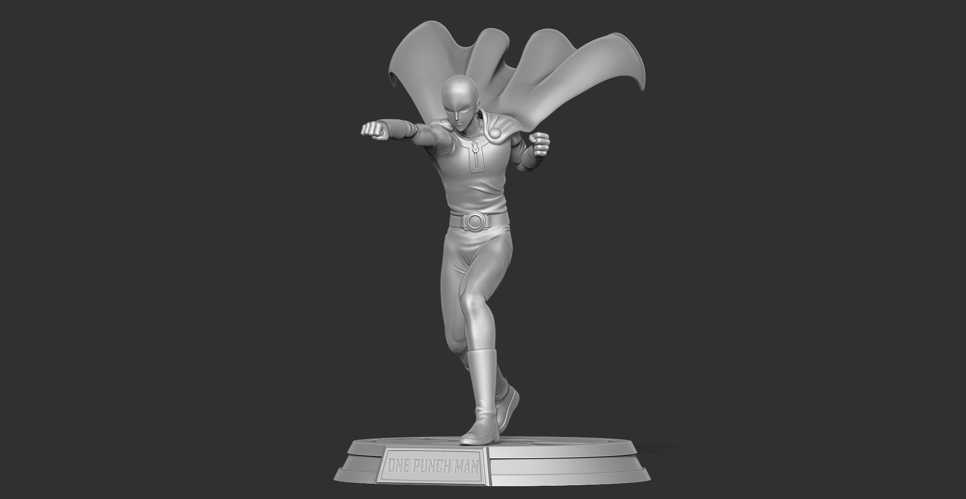One-Punch Man 3D model 3D printable | CGTrader