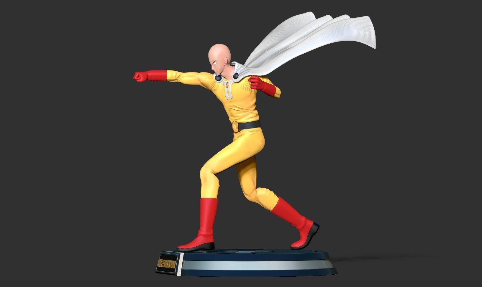 One-Punch Man 3D model 3D printable | CGTrader