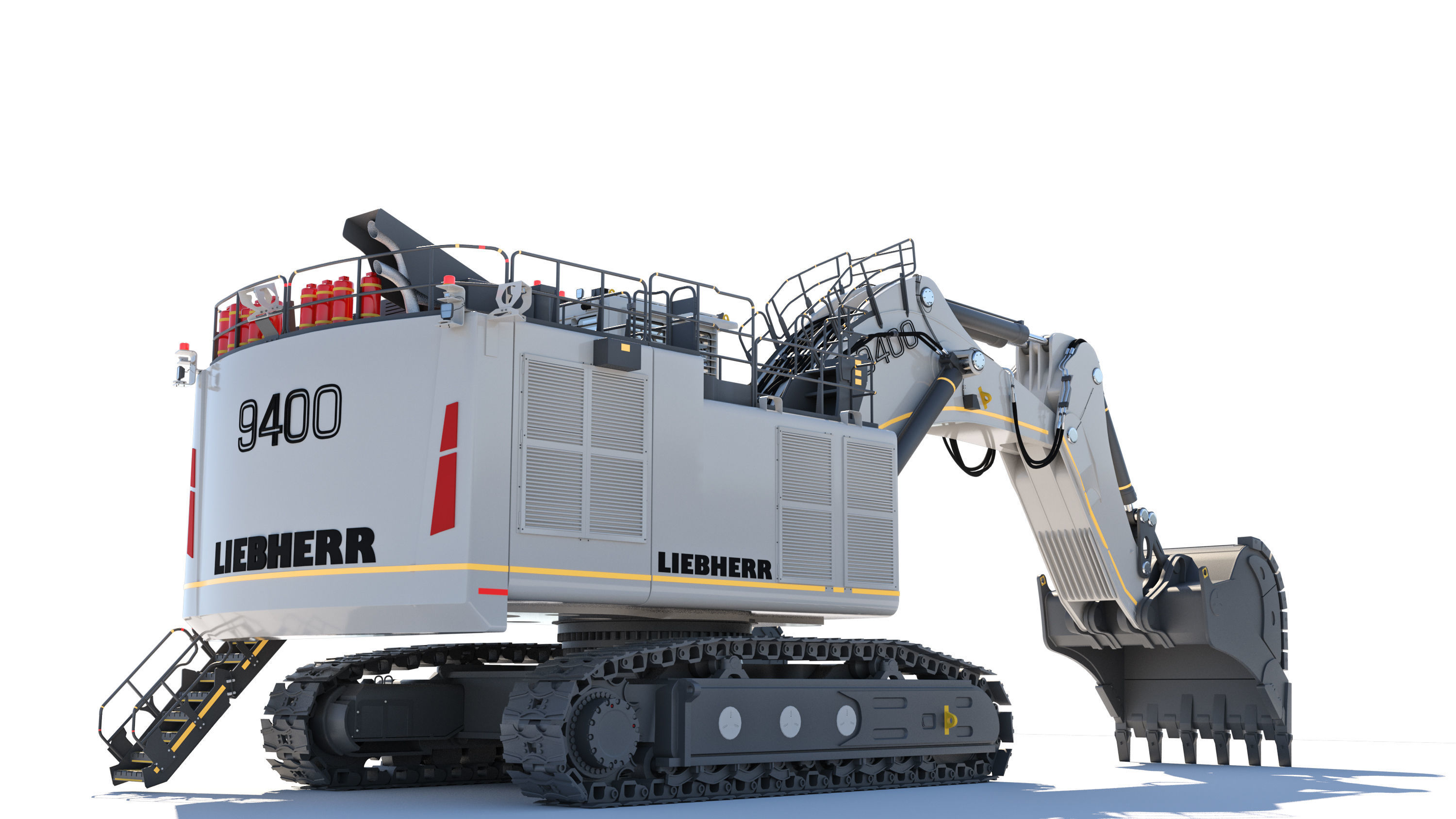 Liebherr R9400 Excavator -3D Model 3D model | CGTrader