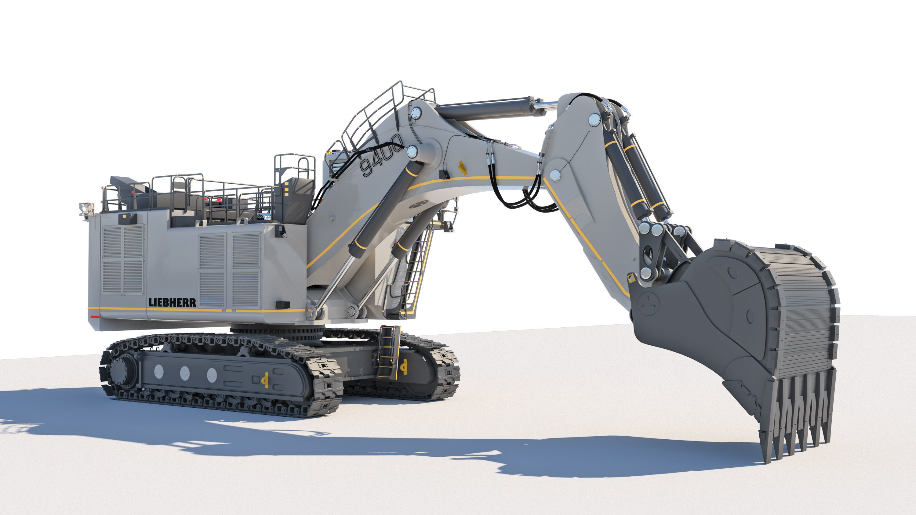 Liebherr R9400 Excavator -3D Model 3D model | CGTrader