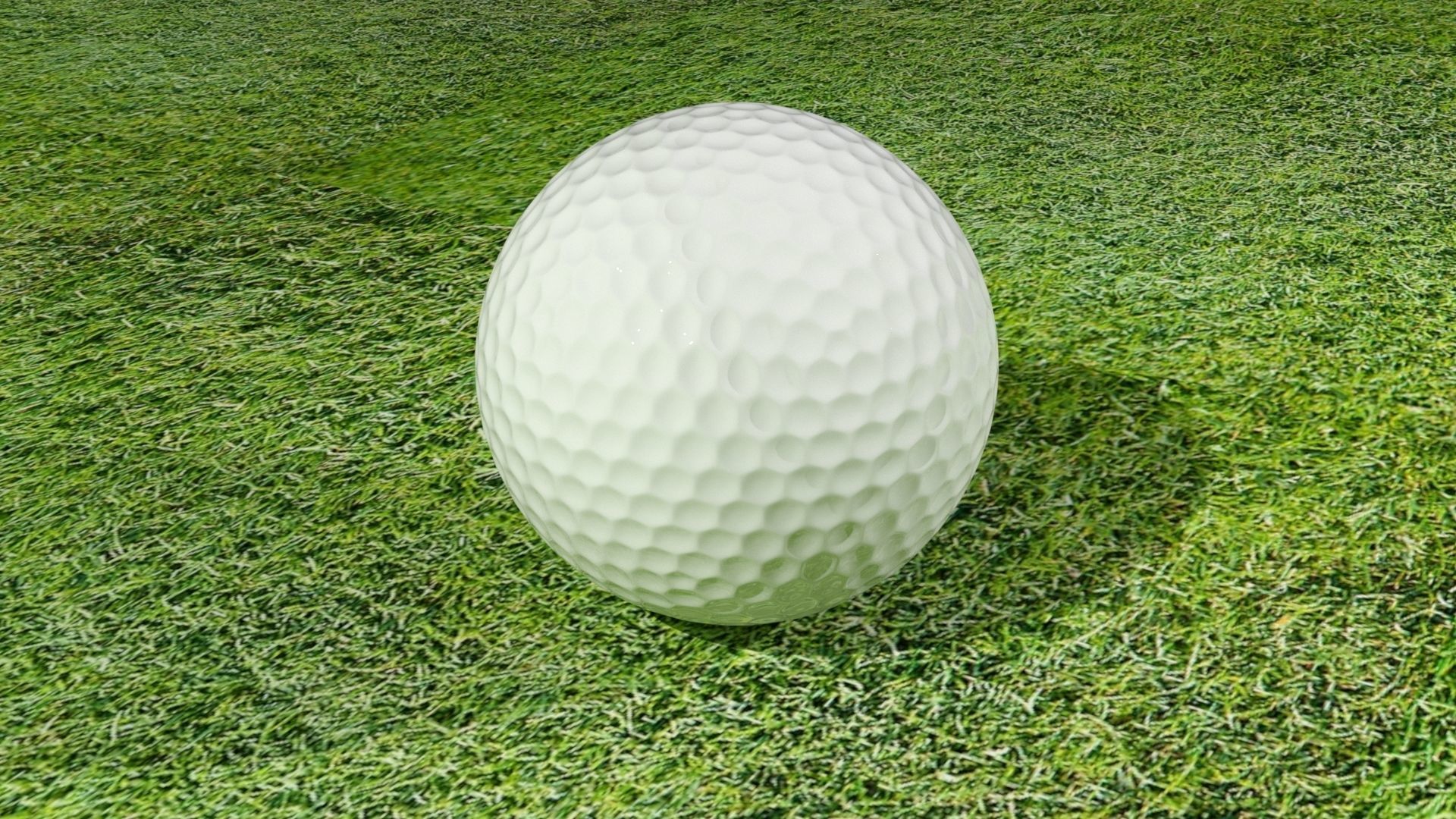 3D PBR Golf Ball stick | CGTrader
