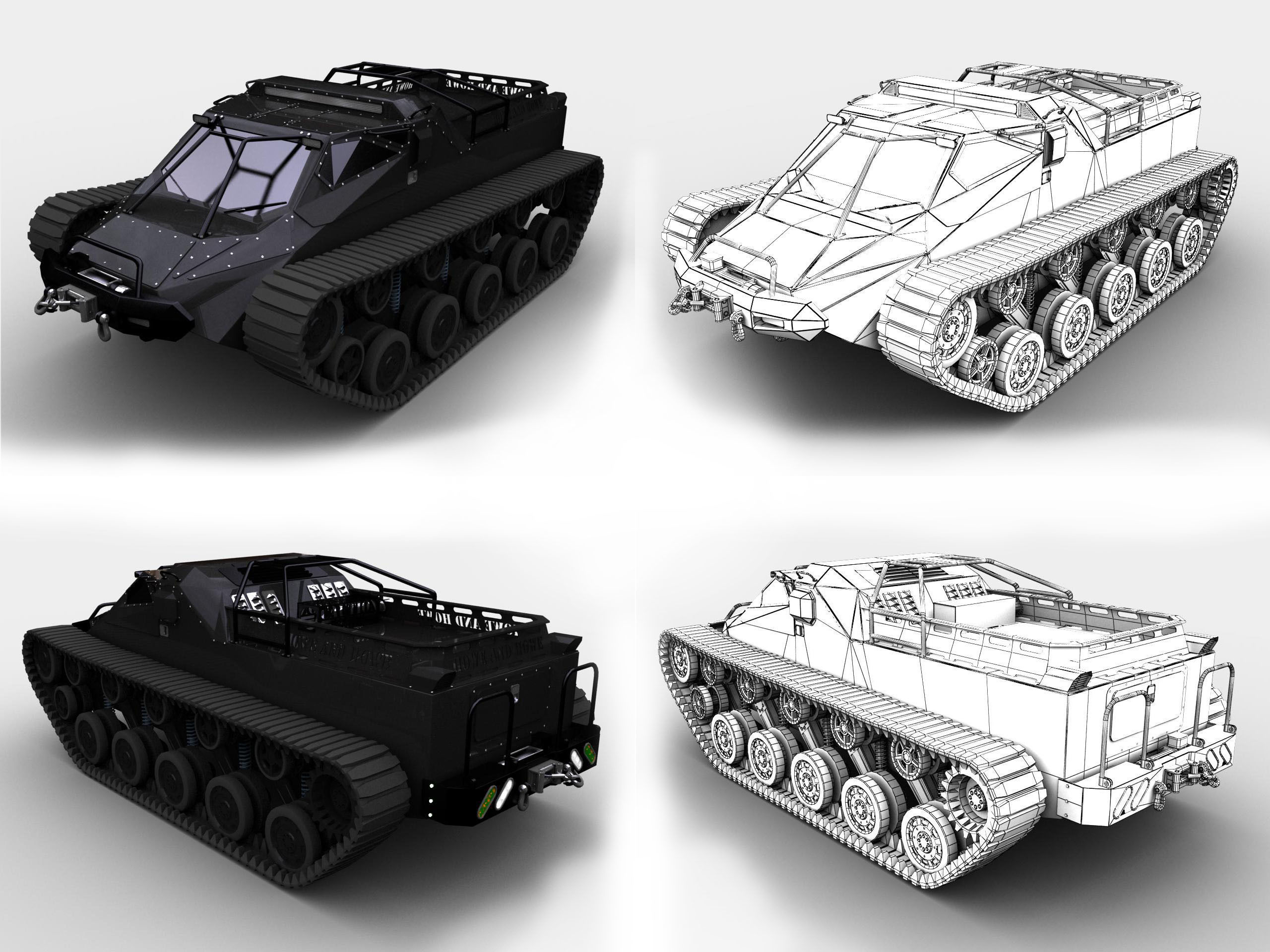 3D model Ripsaw VR / AR / low-poly | CGTrader