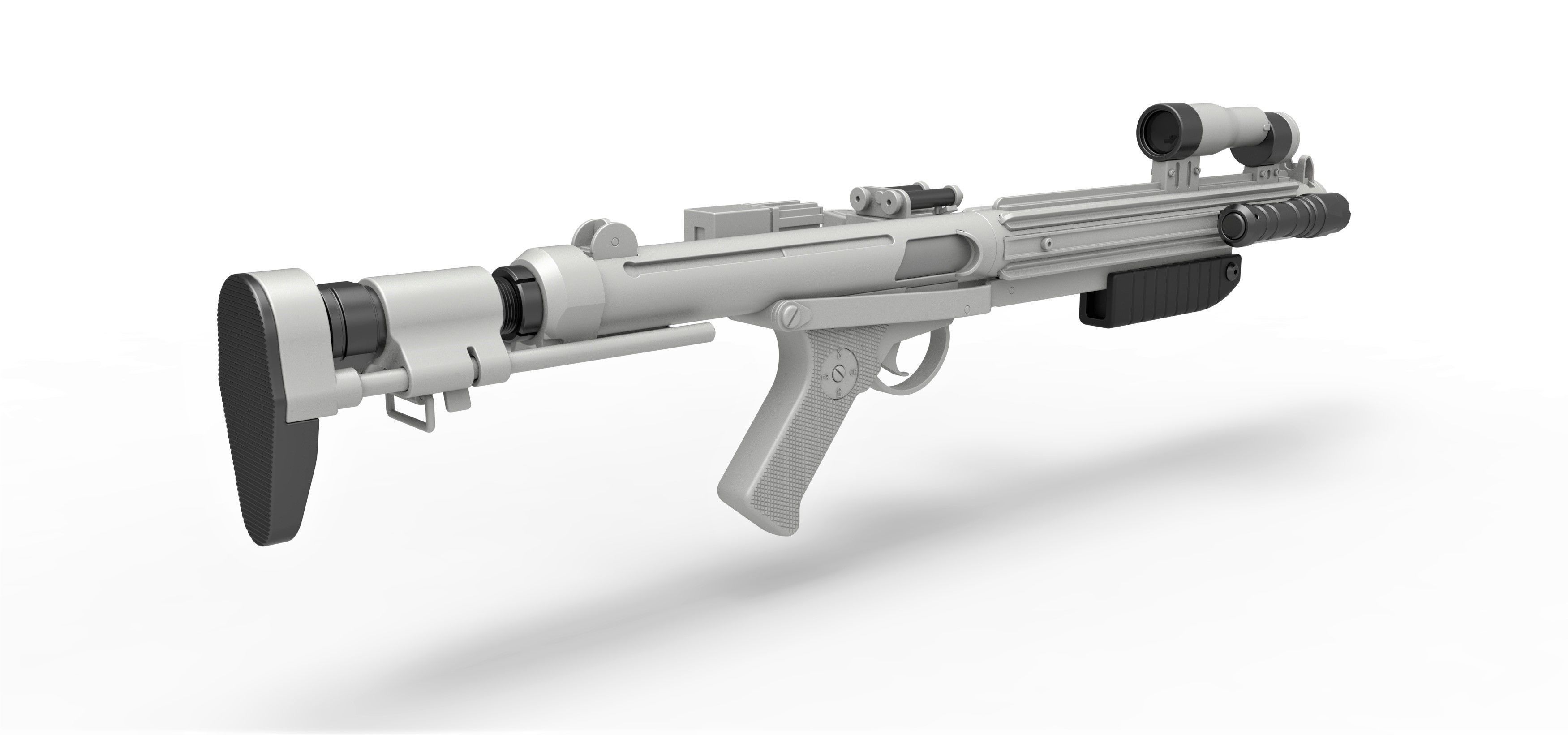 Range trooper Blaster rifle E-10R from Solo A Star Wars Story 3D model ...