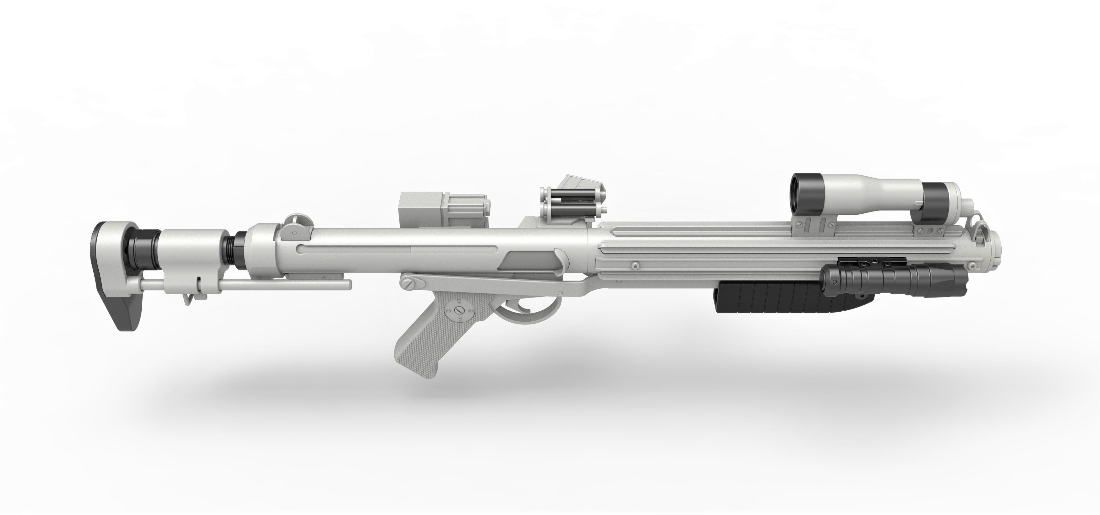 Range trooper Blaster rifle E-10R from Solo A Star Wars Story 3D model ...