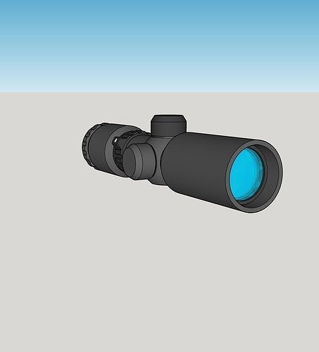 Kruger scope 3D model | CGTrader
