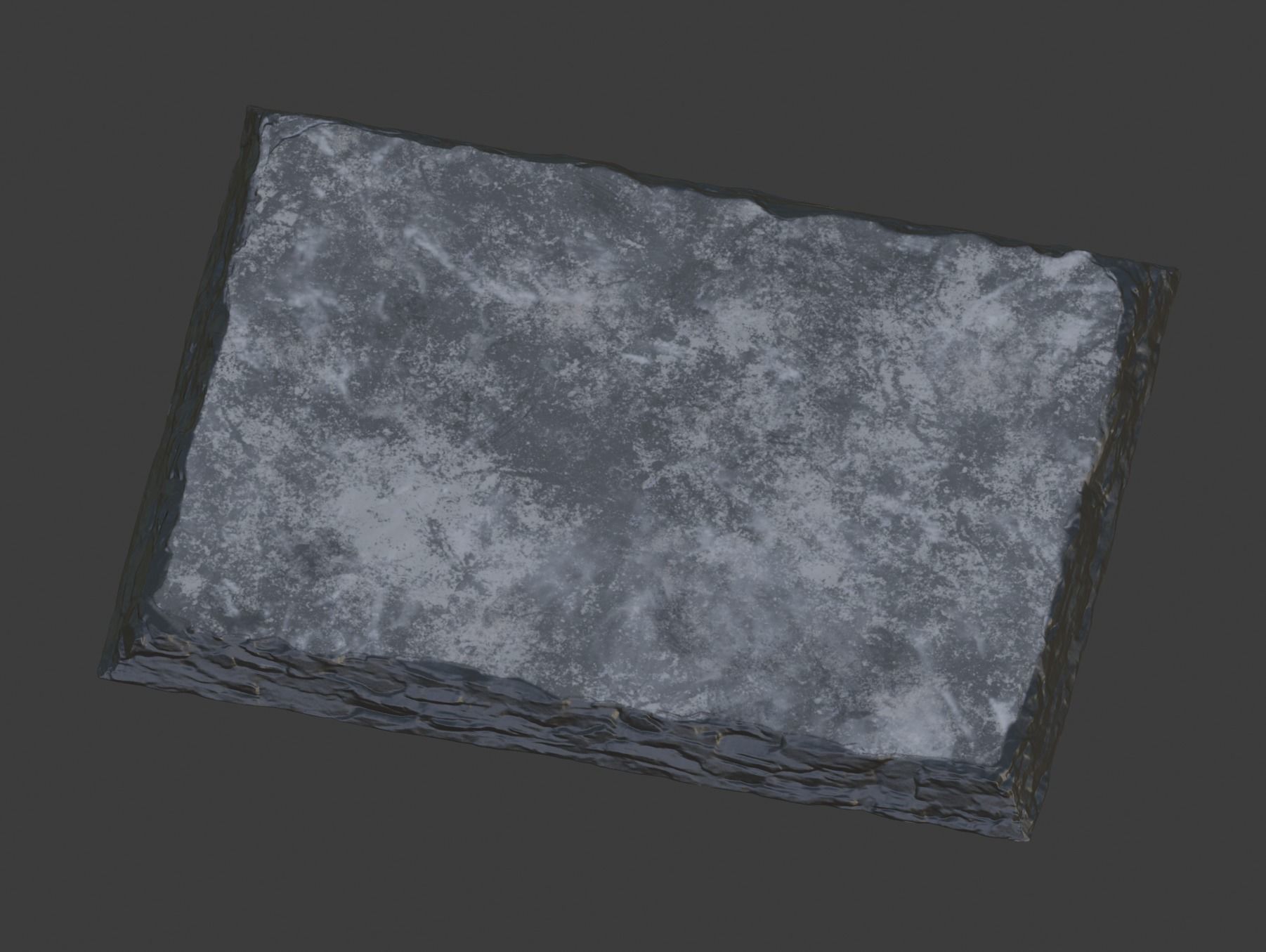 3D model Slate plate VR / AR / low-poly | CGTrader