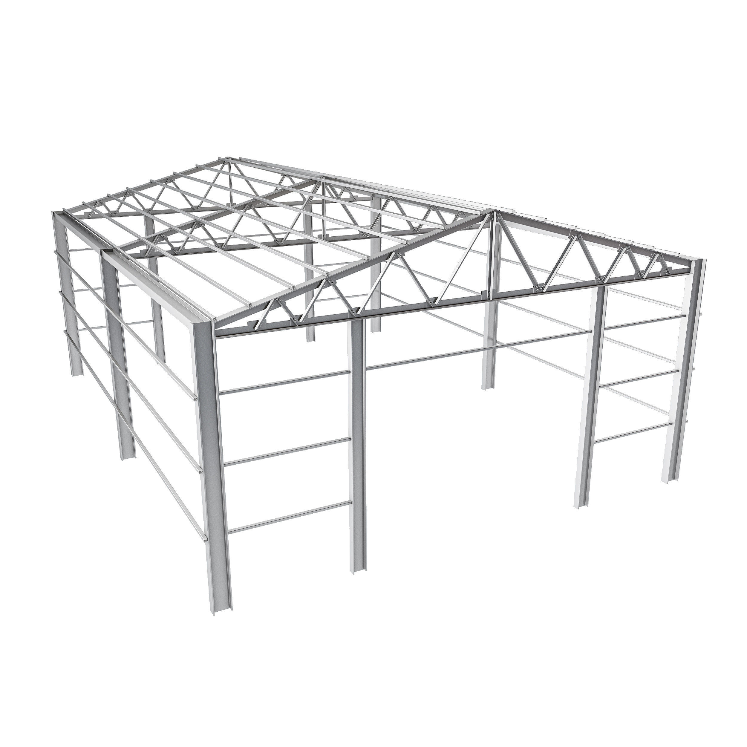 sloped roof-sandwich panel 3D model | CGTrader