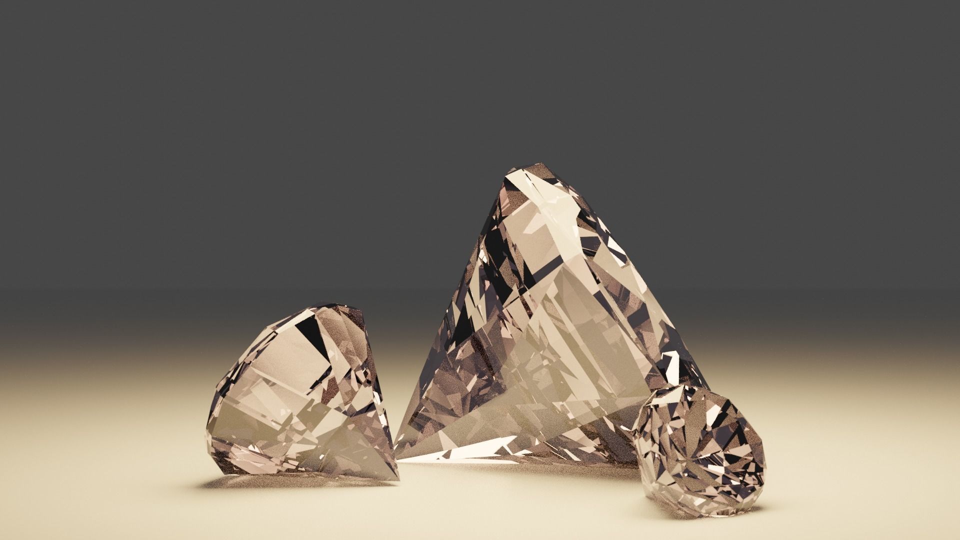Diamonds free VR / AR / low-poly 3D model | CGTrader