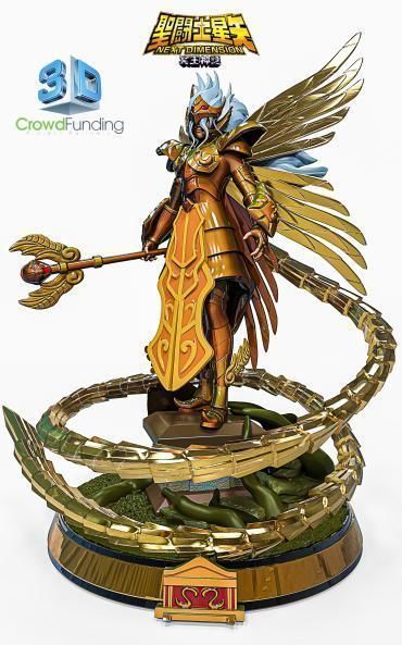 ODISEO DE OFIUCO - SAINT SEIYA 3D model 3D printable | CGTrader