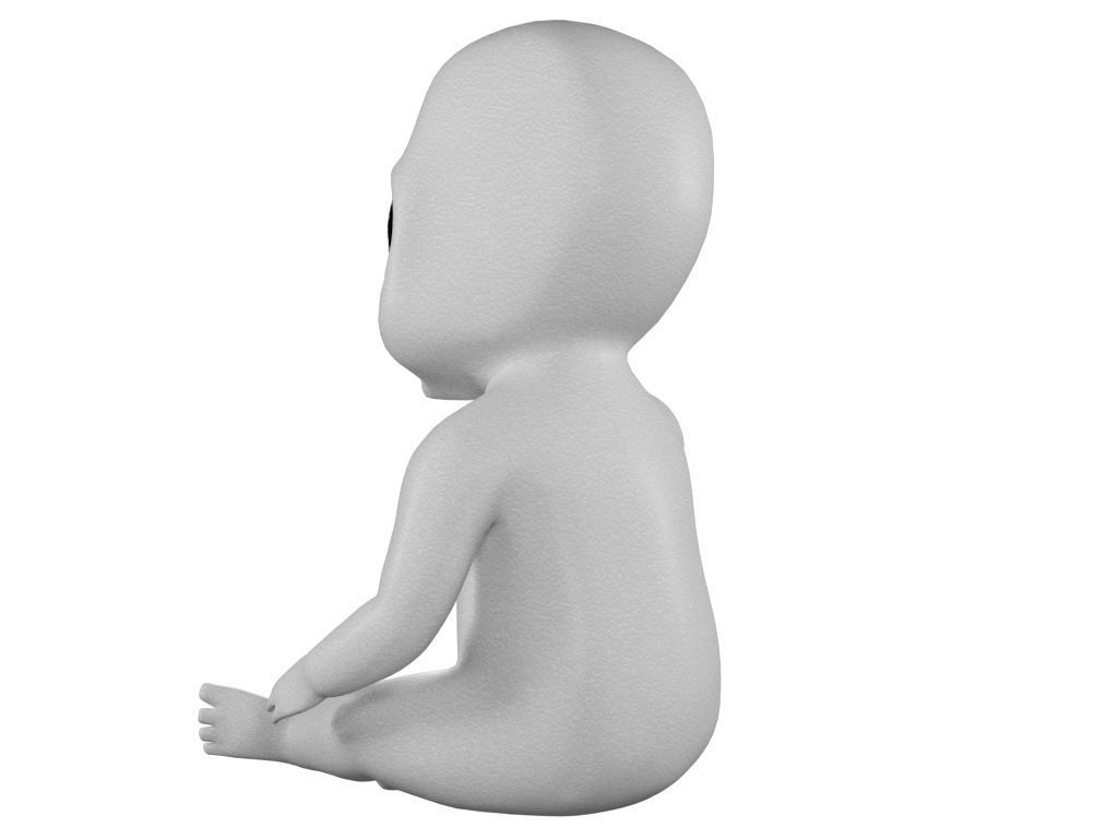 Alien Baby 3D model | CGTrader