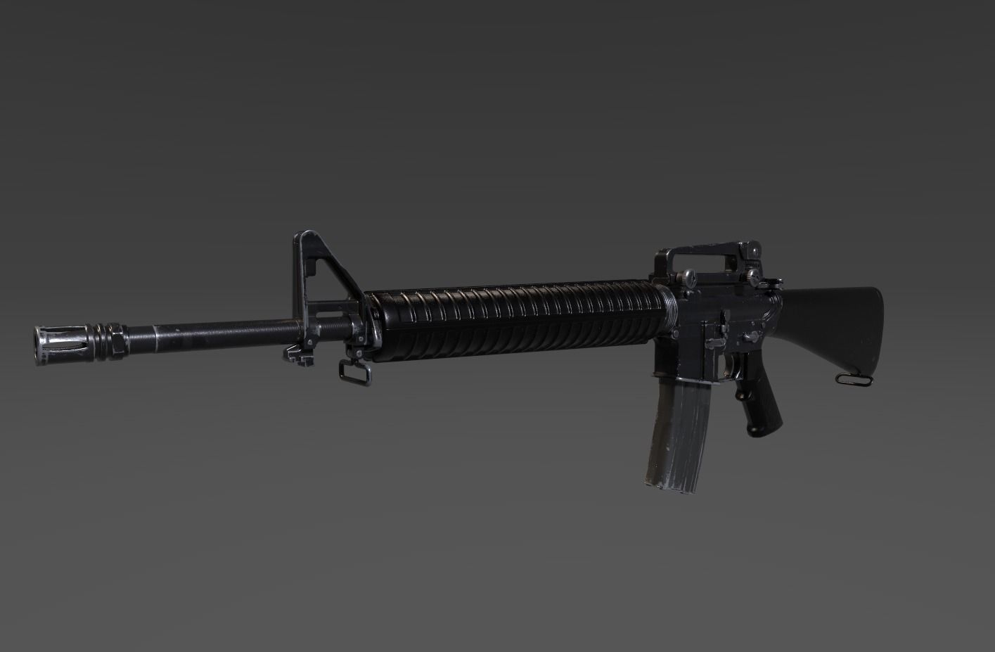 3D model game-ready M16 RIFLE | CGTrader