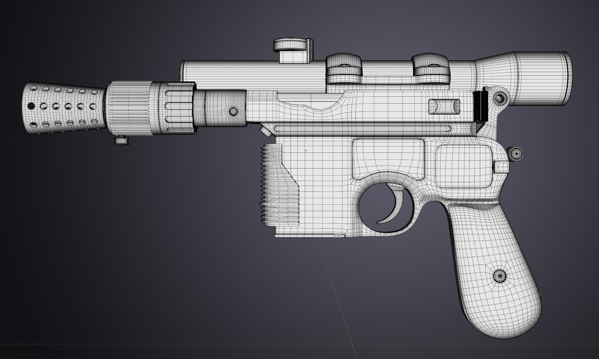 DL-44 Blaster 3D model | CGTrader