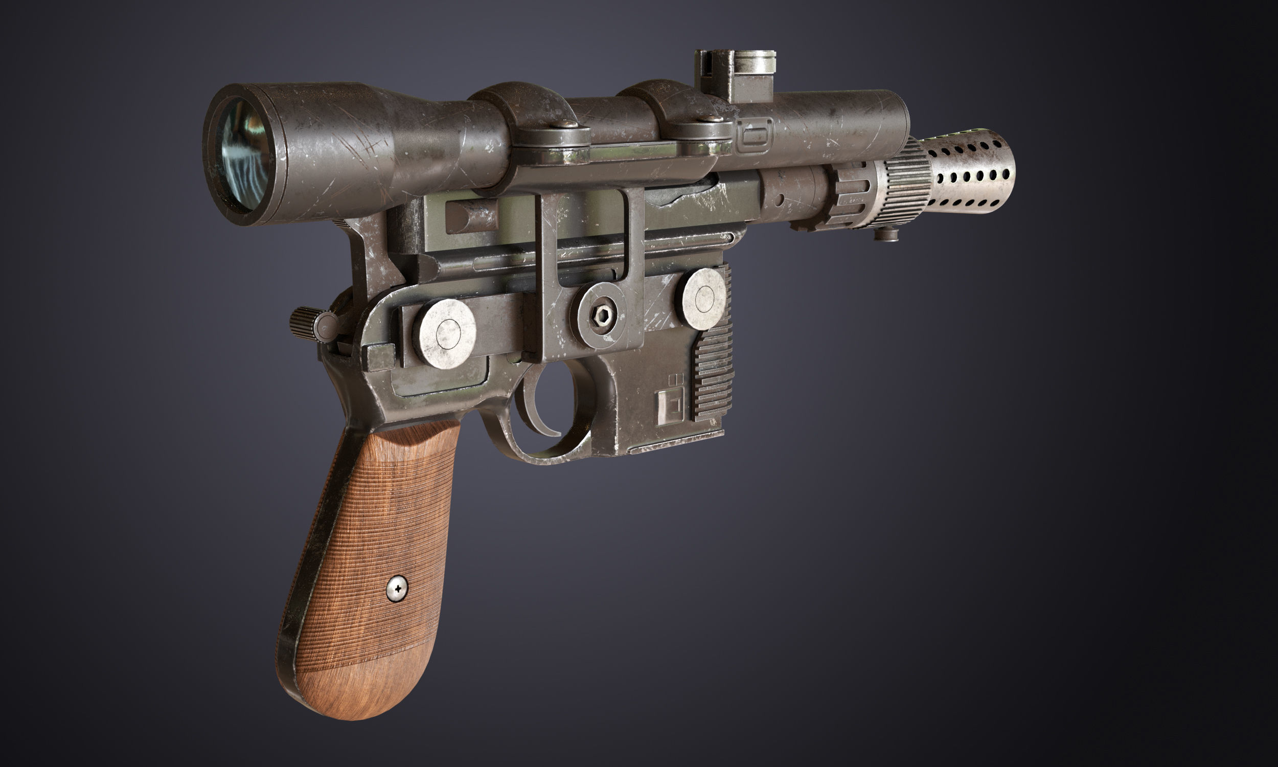 DL-44 Blaster 3D model | CGTrader