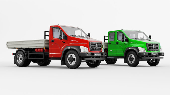 GAZ truck - Gazon Next 3D model | CGTrader