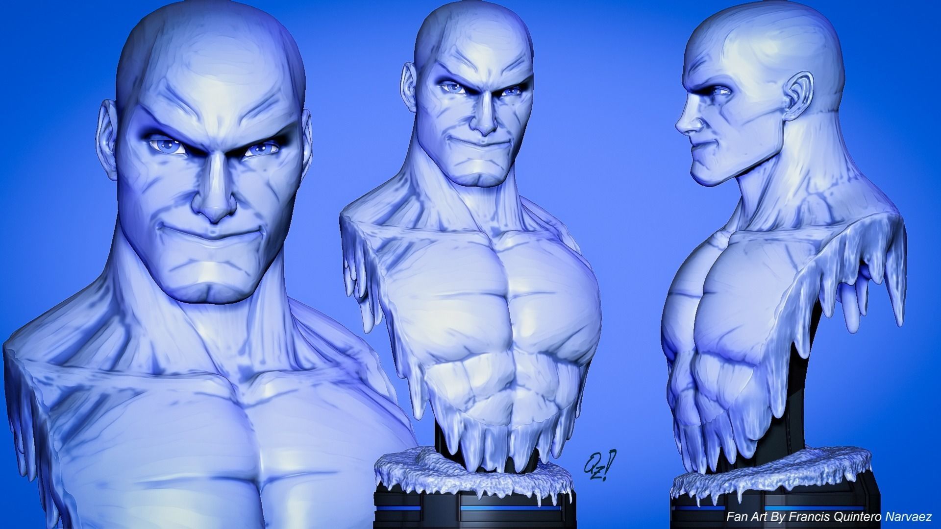 Campbells Iceman Bust 3D model 3D printable | CGTrader