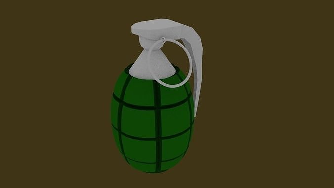 3D model Frag Grenade VR / AR / low-poly | CGTrader