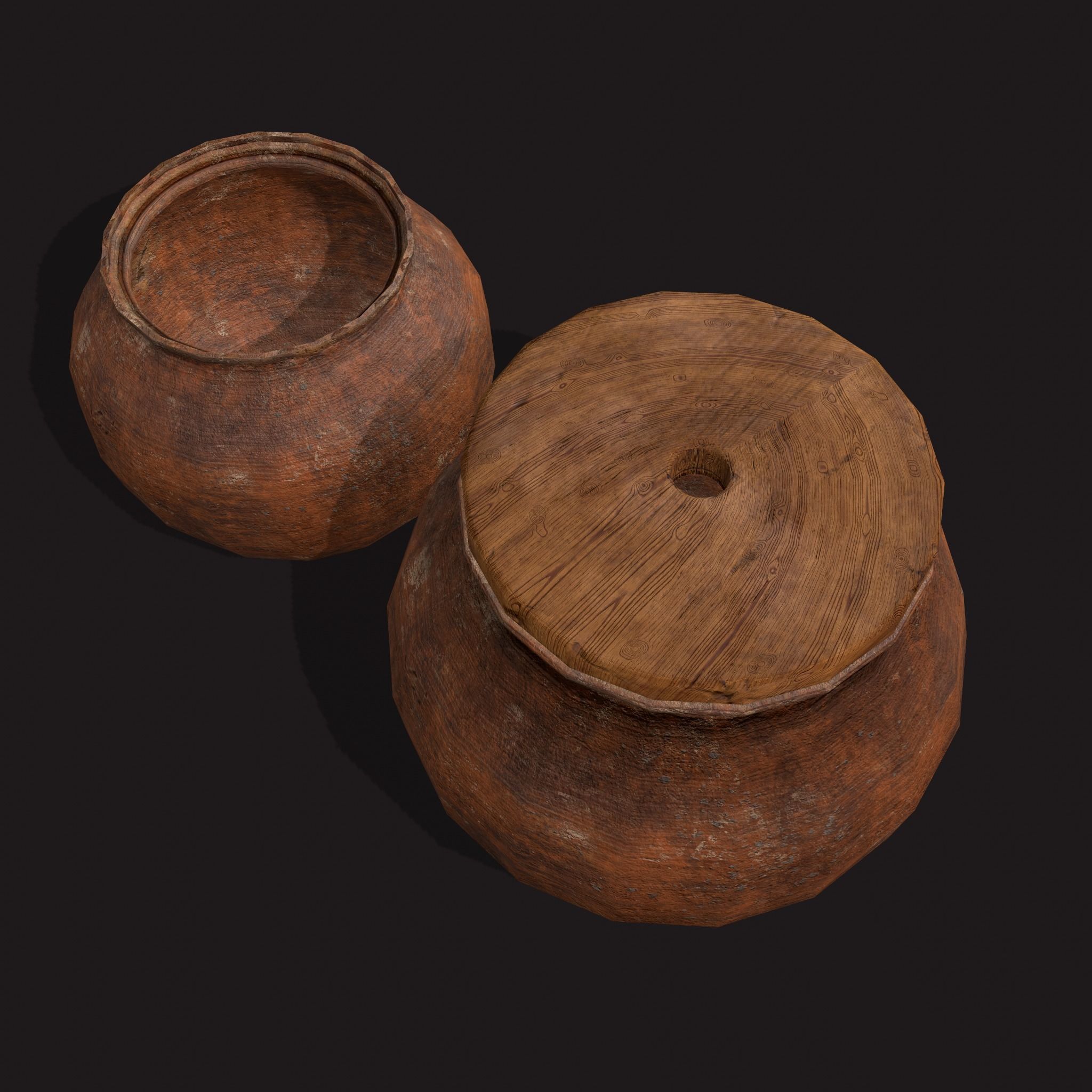 3D model Medieval Cooking Pots VR / AR / low-poly | CGTrader