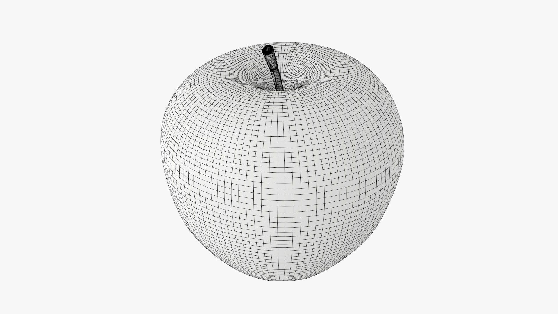 Apple fruit single 3D model | CGTrader