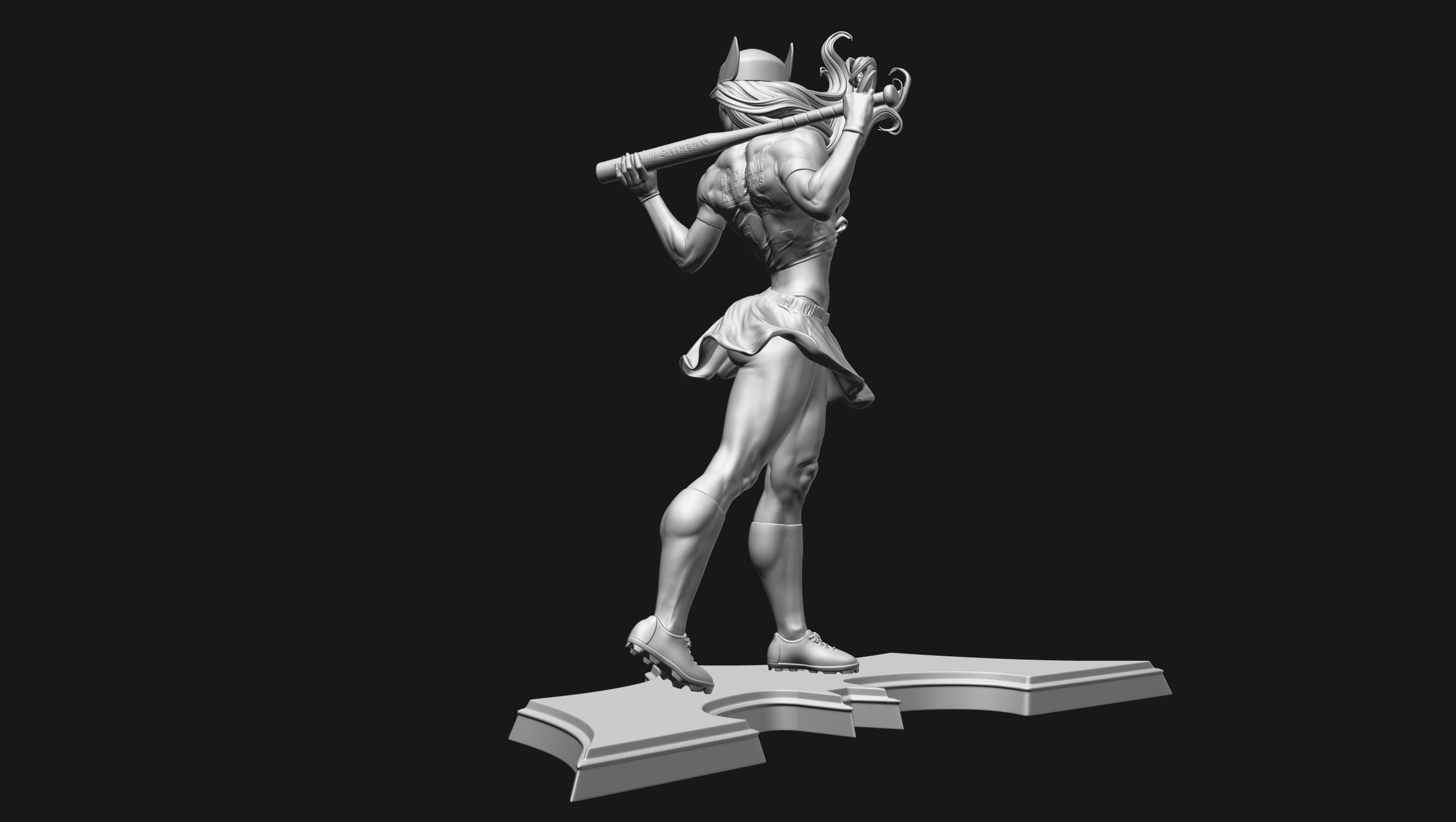Batwoman Bombshells 3D model 3D printable | CGTrader