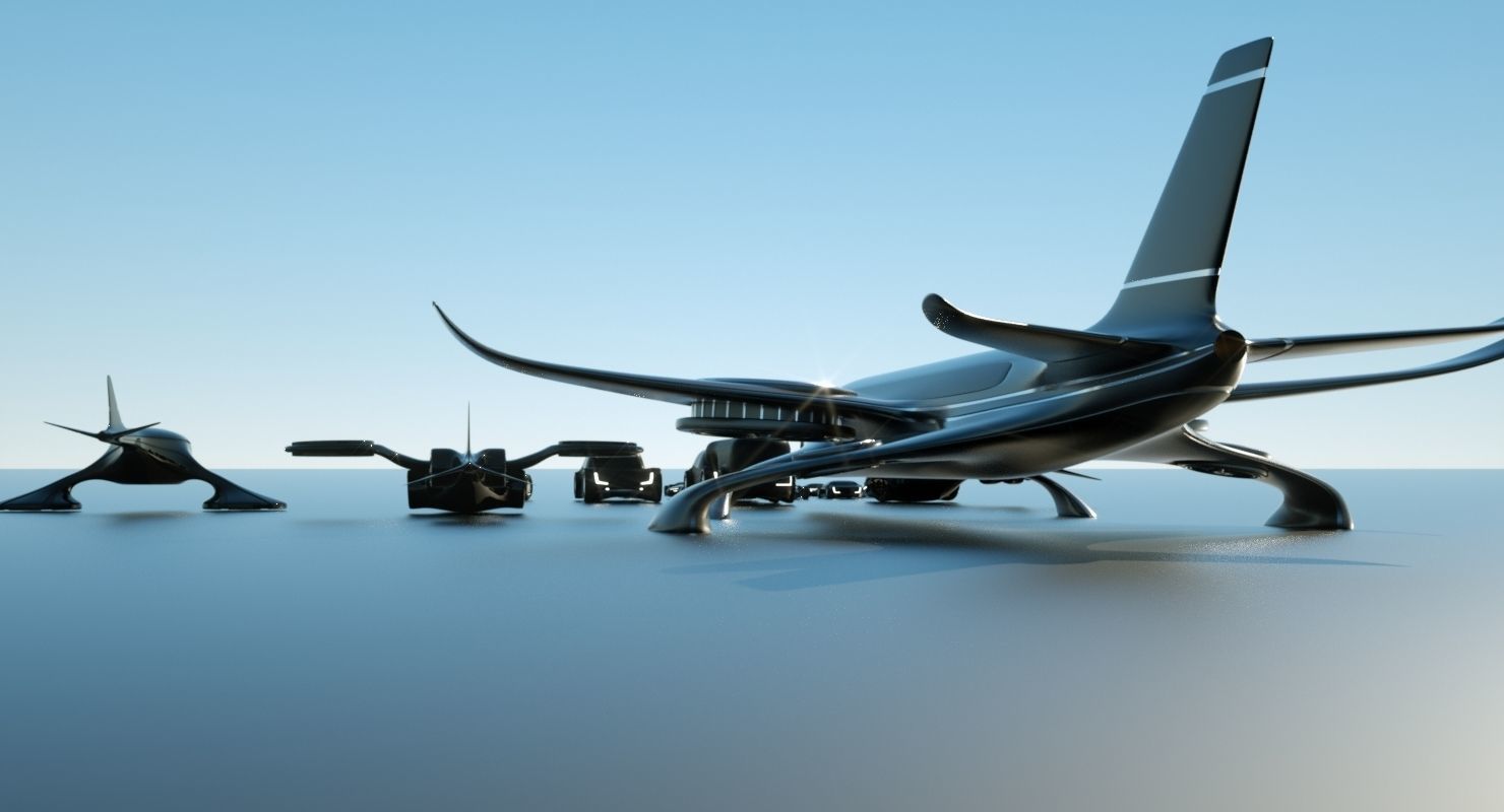 Future Vehicles Collection 3D model | CGTrader