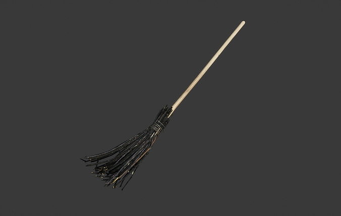 3D model Classic Broom VR / AR / low-poly | CGTrader