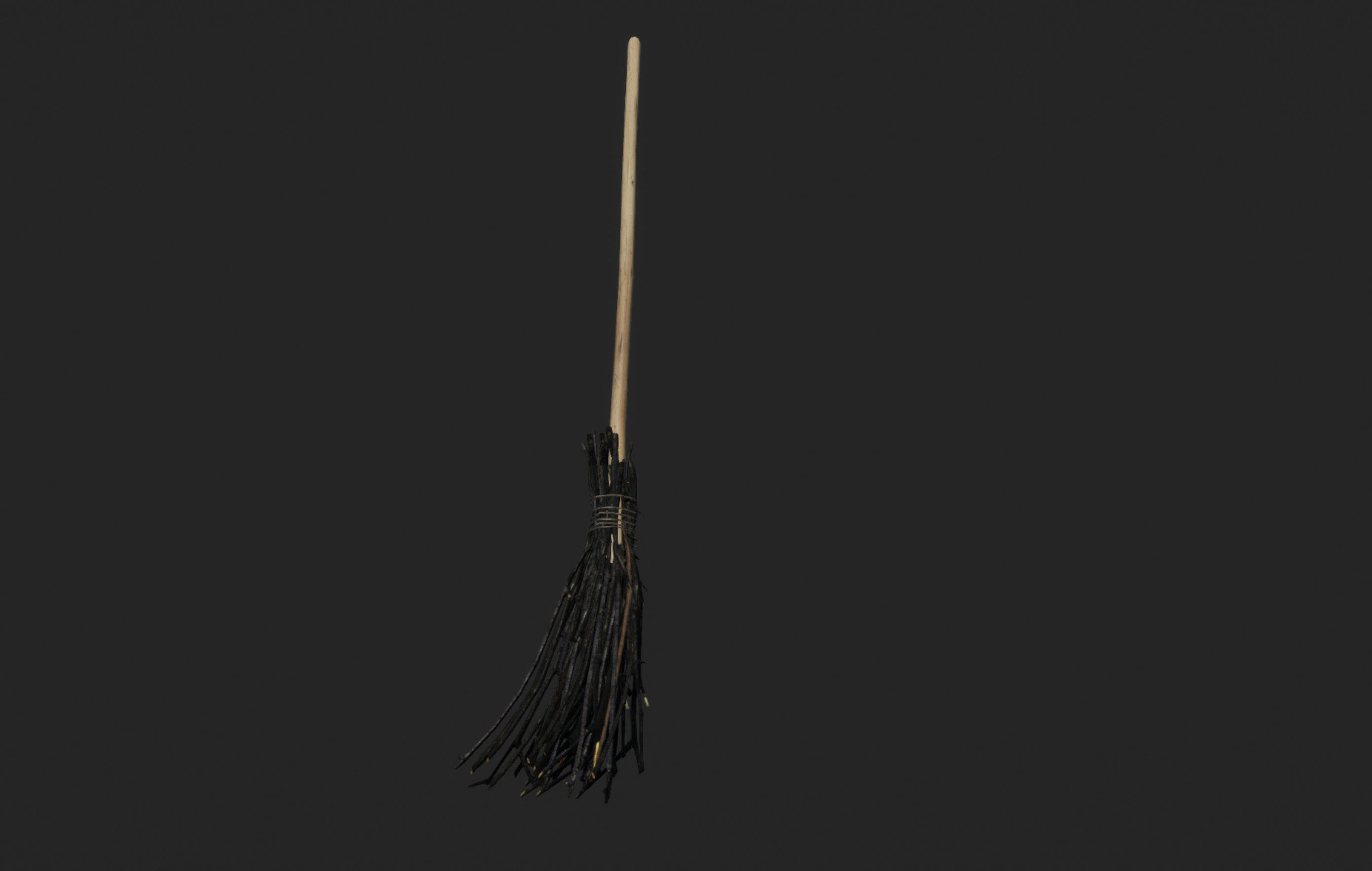 3D model Classic Broom VR / AR / low-poly | CGTrader