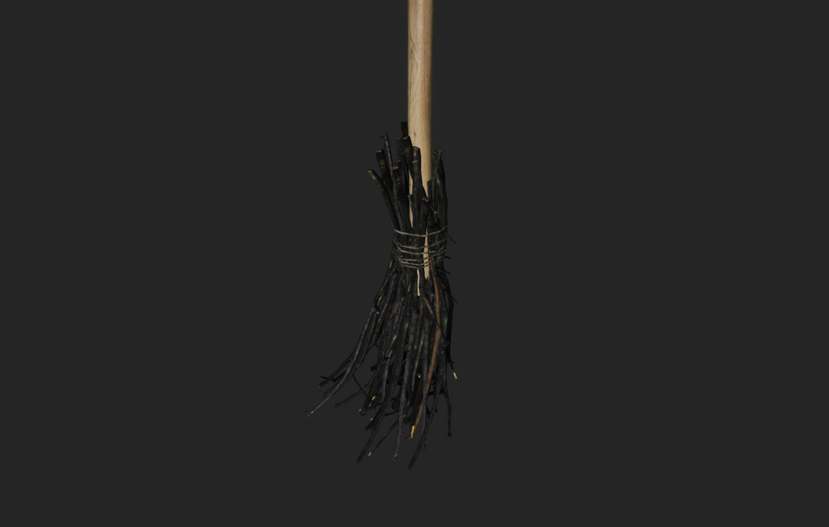 3D model Classic Broom VR / AR / low-poly | CGTrader