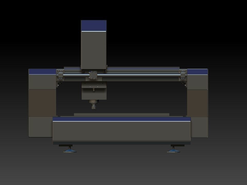 CNC ROUTER MACHINE DESIGN 3D model | CGTrader