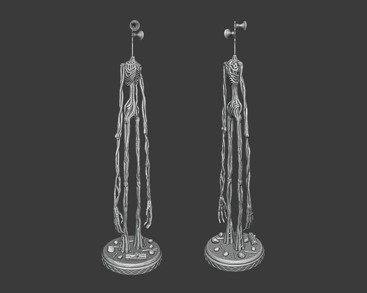 Siren Head SCP 3D model | CGTrader