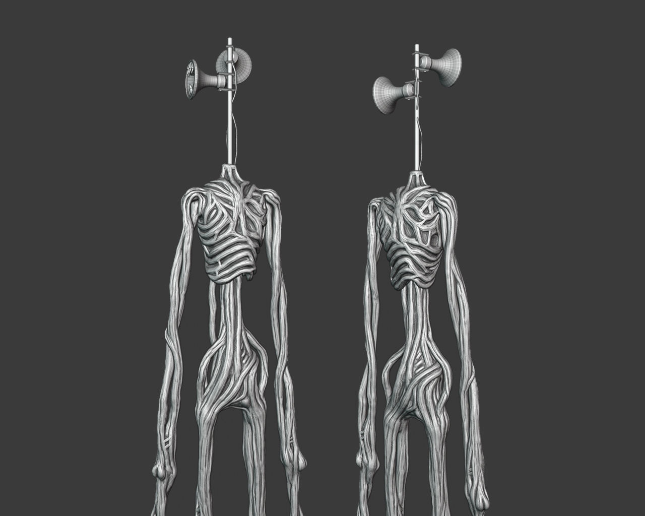 Siren Head SCP 3D model | CGTrader