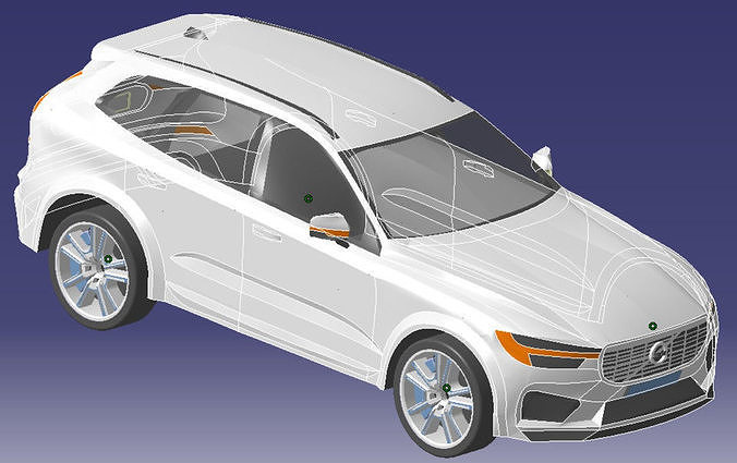 Volvo suv 3D model | CGTrader