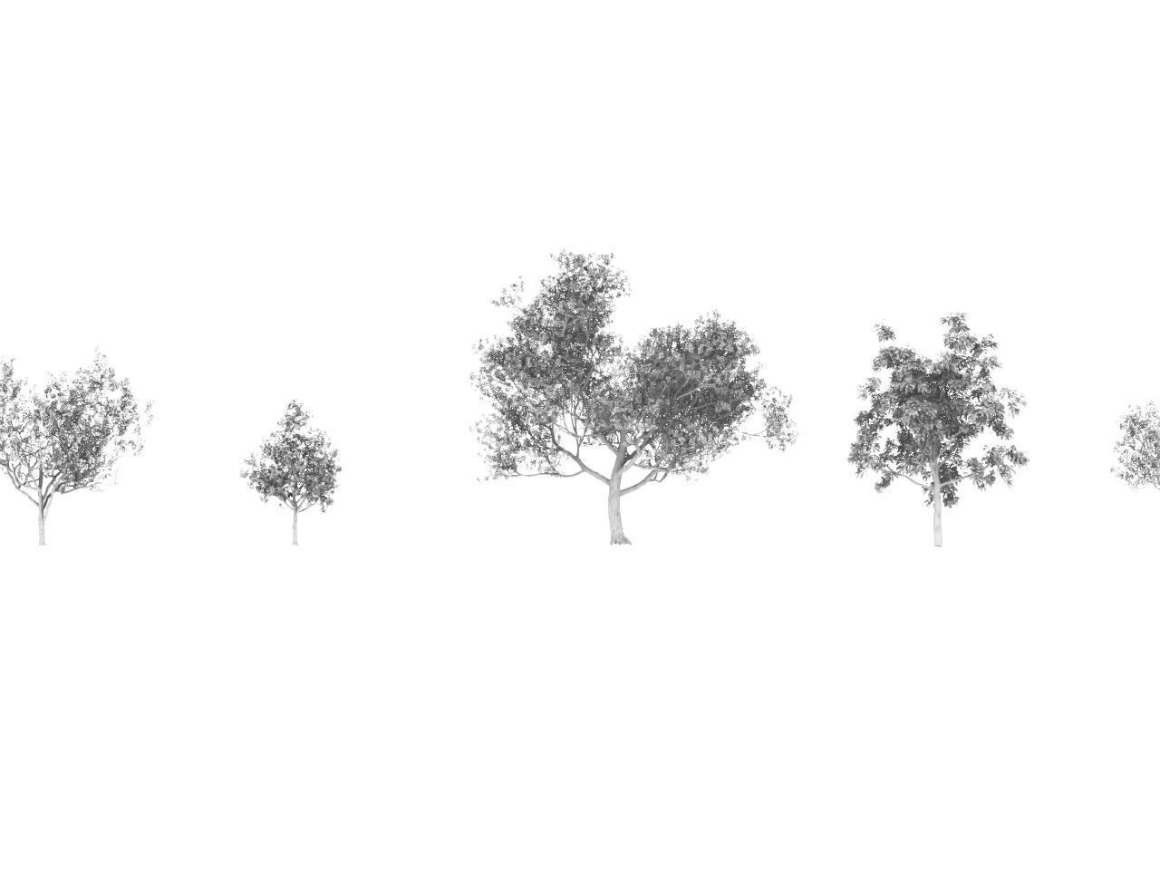 3D model TREE PACK VR / AR / low-poly | CGTrader