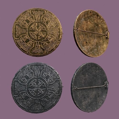 Medieval Pin Design One 3D model | CGTrader