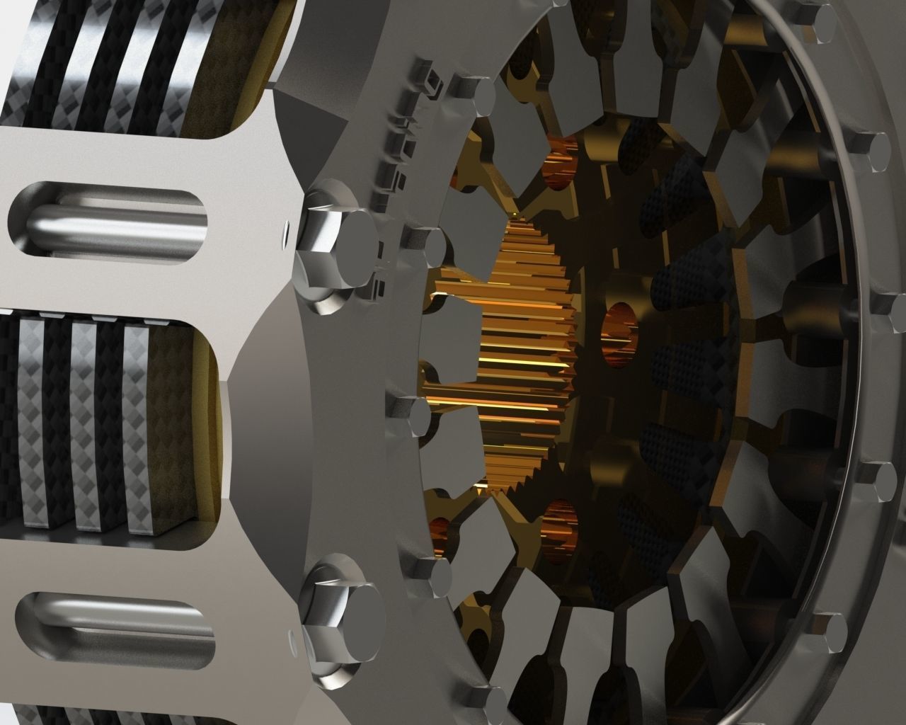 Formula 1 Clutch system aP racin 3D model | CGTrader