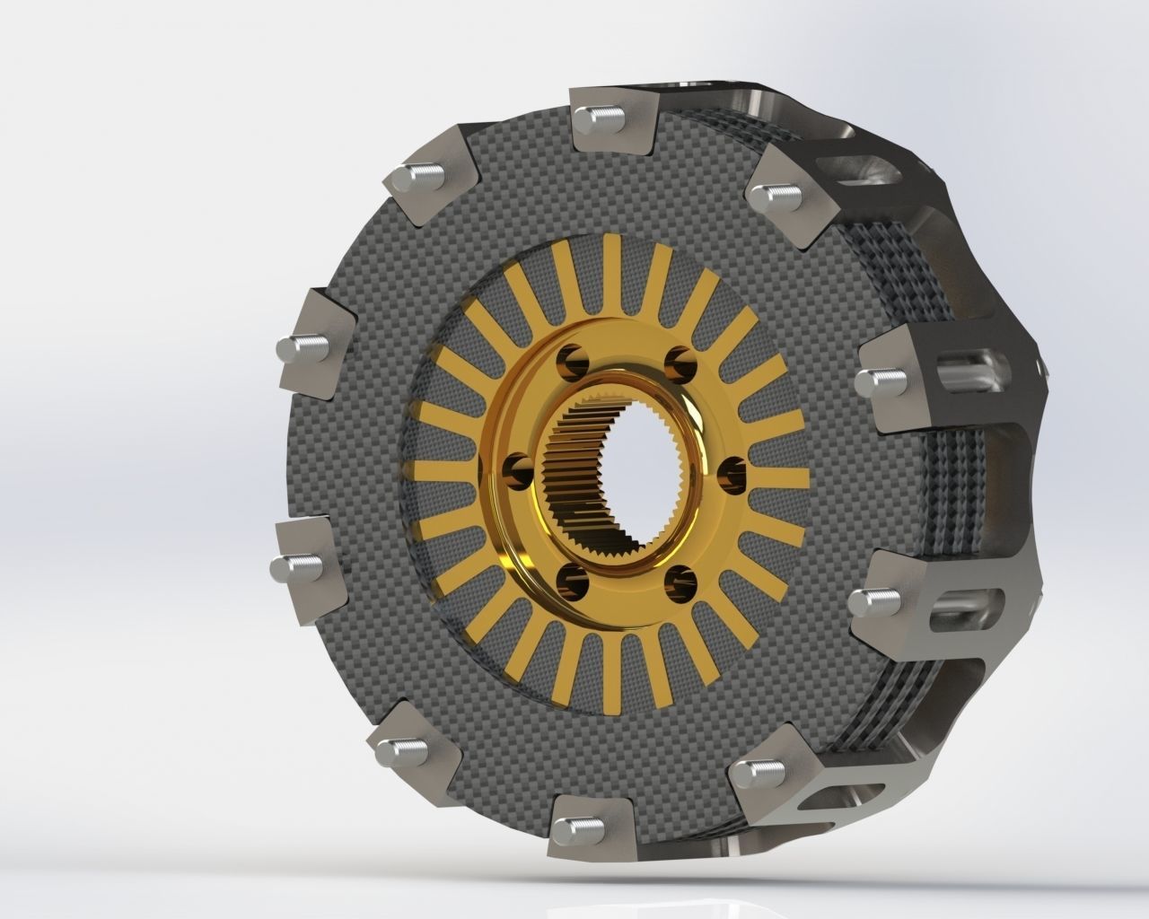 Formula 1 Clutch system aP racin 3D model | CGTrader