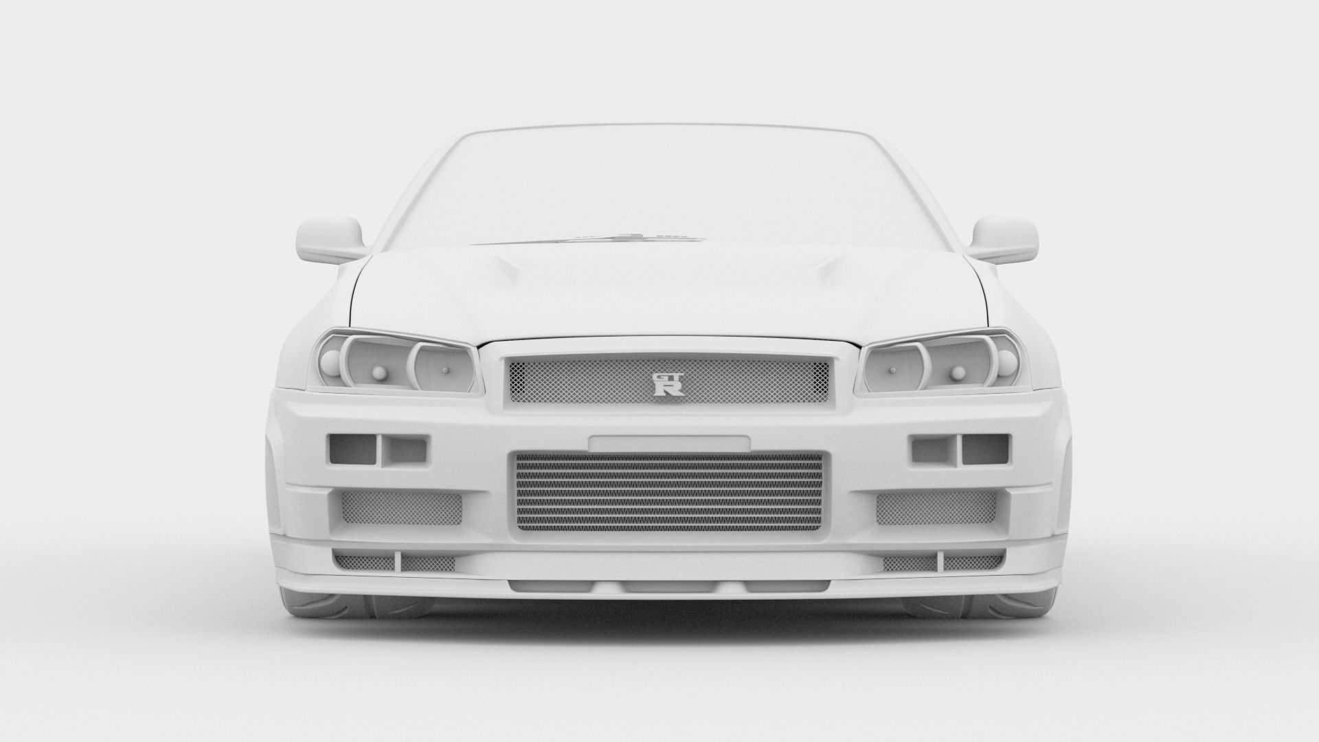 Nissan Skyline GT-R R34 V-Spec 2 Nur 3D model | CGTrader
