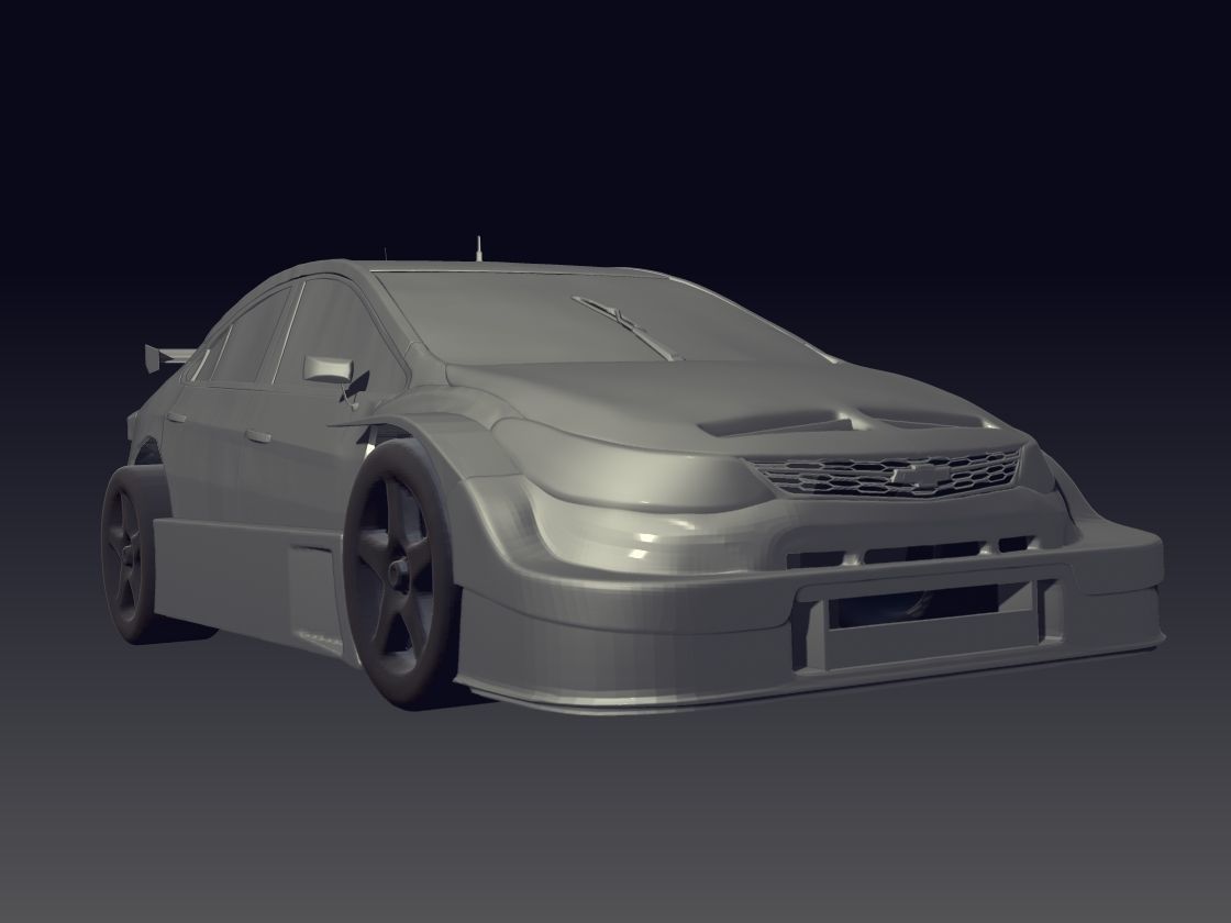 Chevrolet Cruze 2018 tc 2000 free 3D model 3D printable | CGTrader