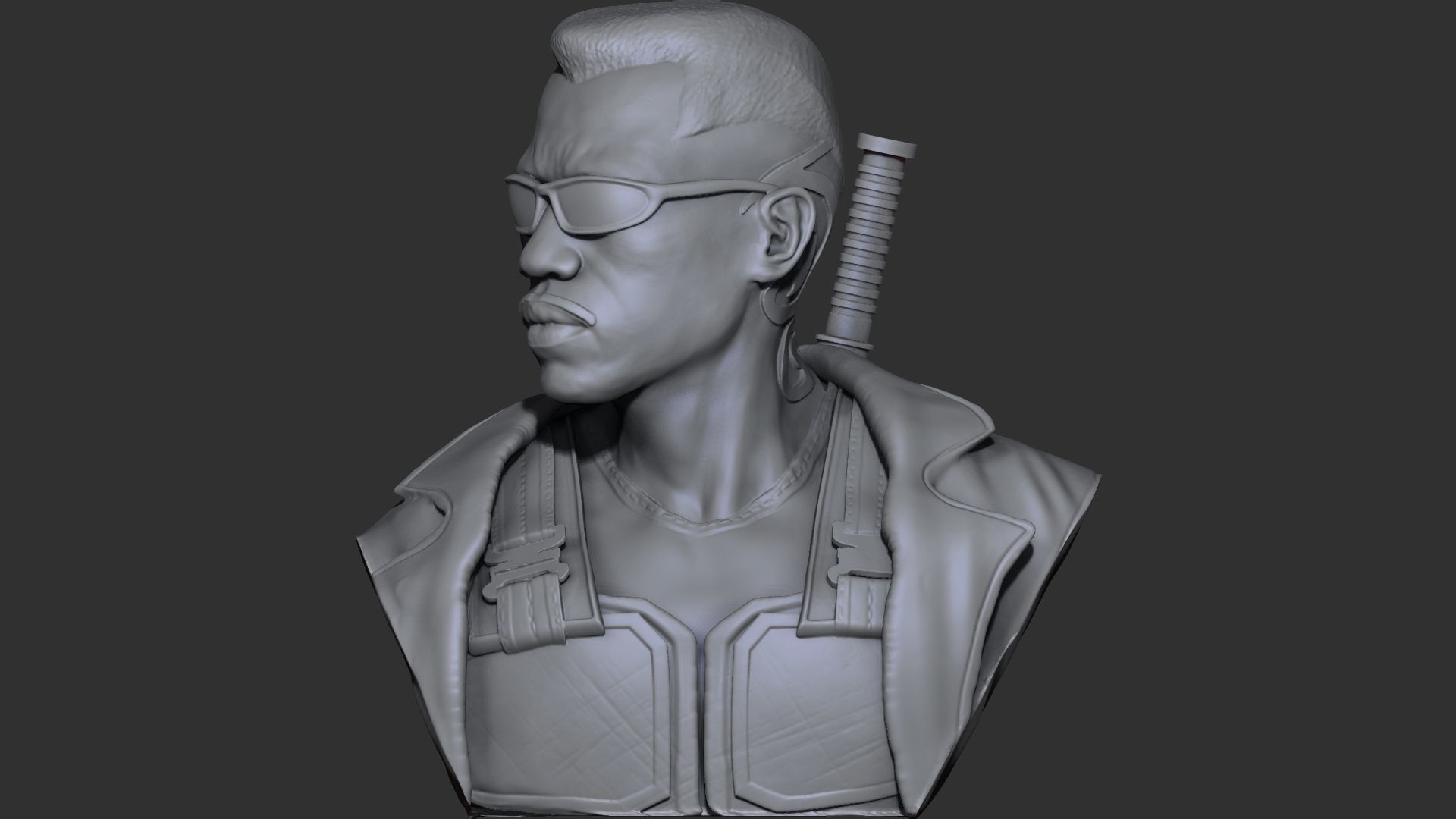 Bust Blade - 3D Print 3D model 3D printable | CGTrader