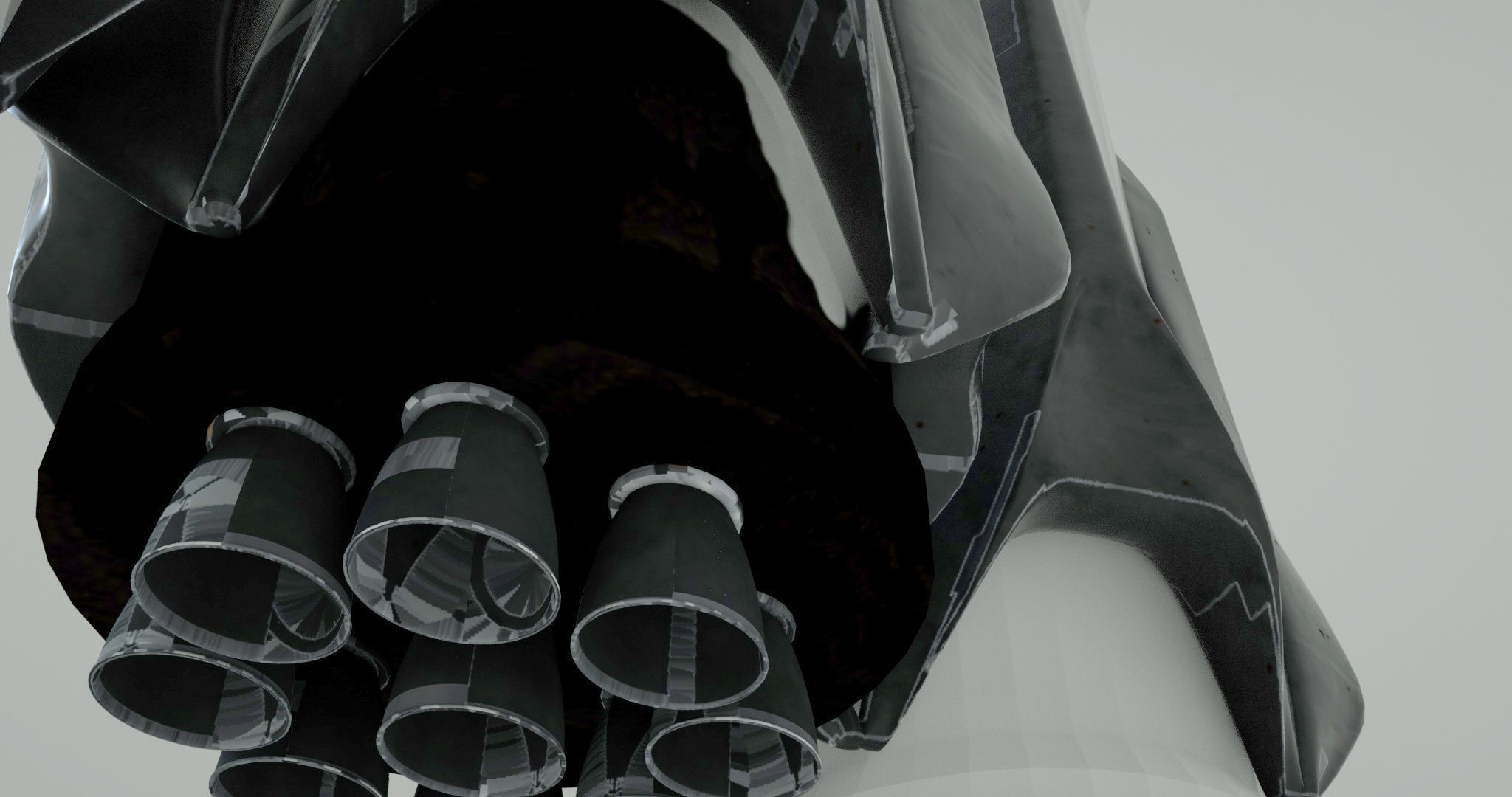 Falcon 9 Heavy LowPoly Model free VR / AR / low-poly 3D model | CGTrader