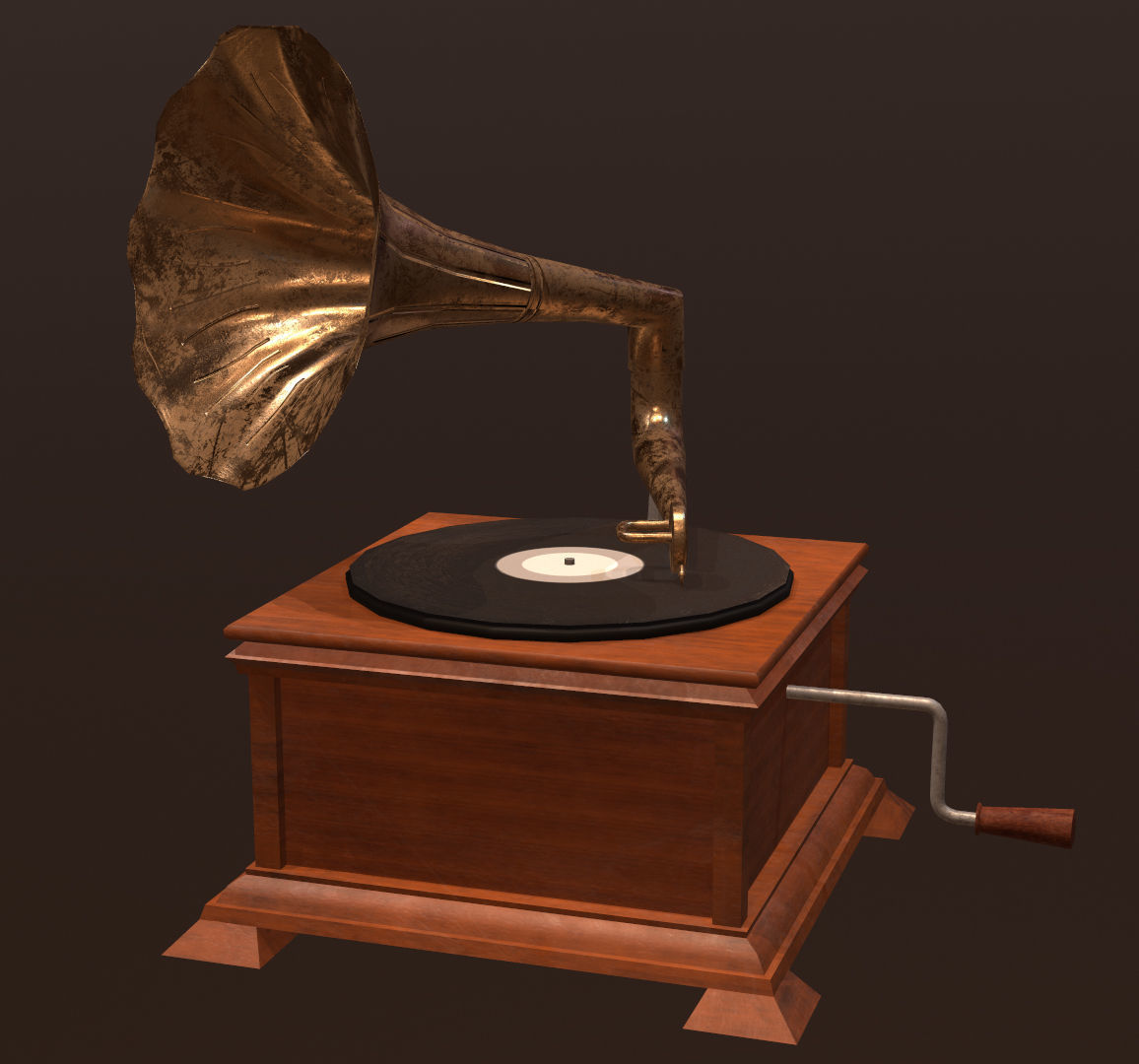 3D model victorian gramophone | CGTrader