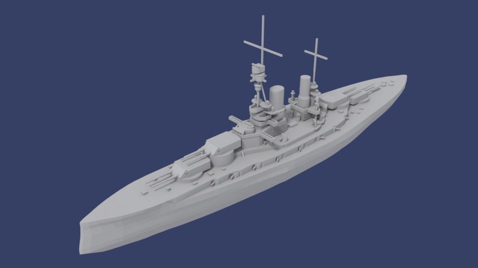 SMS Bayern 3D model 3D printable | CGTrader
