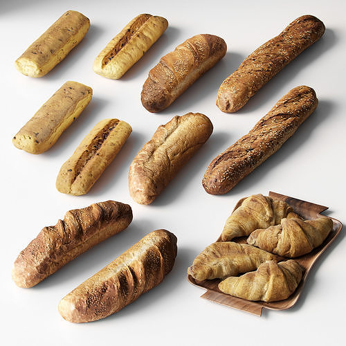 3D model Bakery Set v2 VR / AR / low-poly | CGTrader