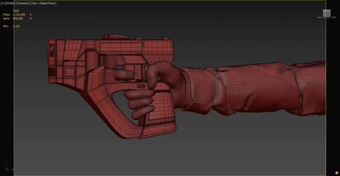 Futuristic cyberpunk assassin character 3D model | CGTrader