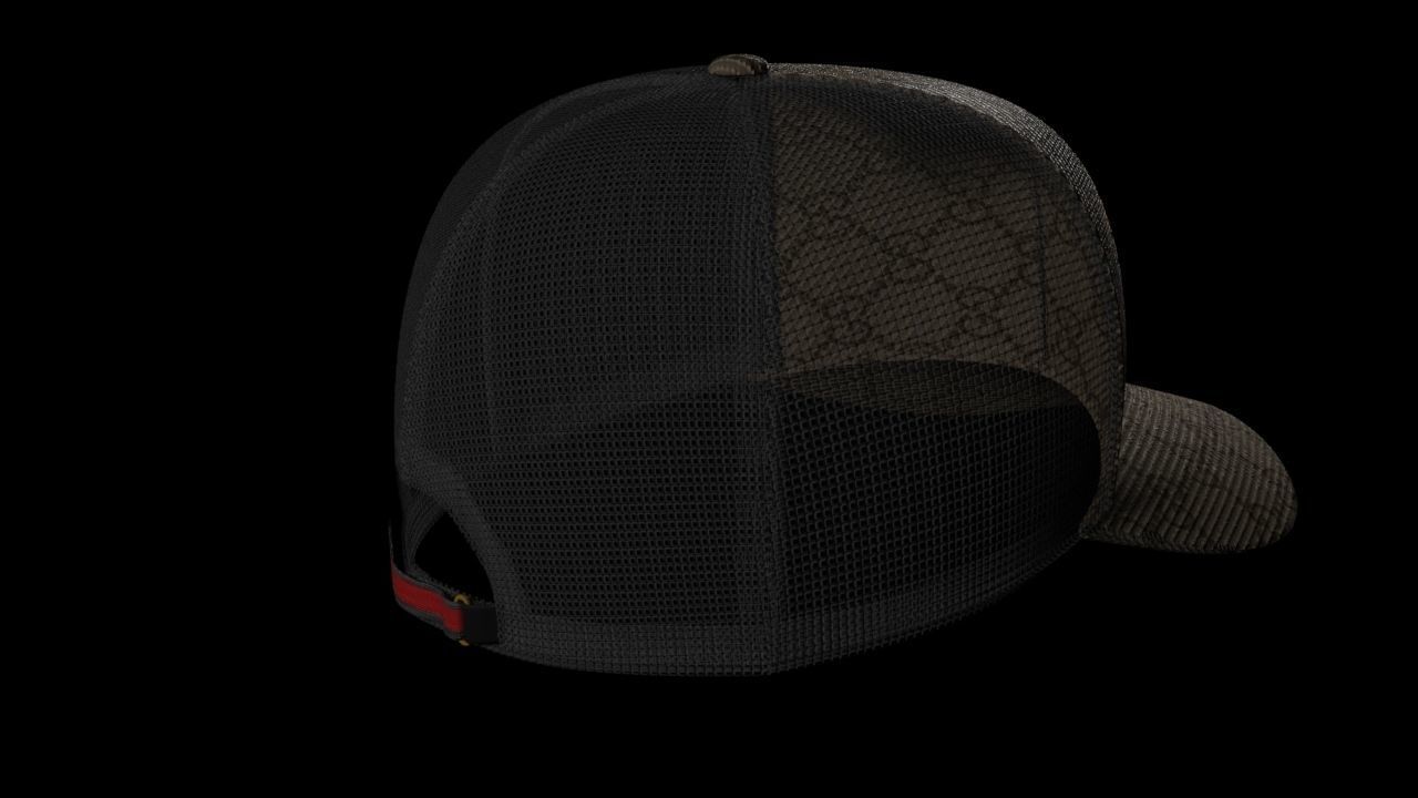 Gucci Cap 3D model | CGTrader