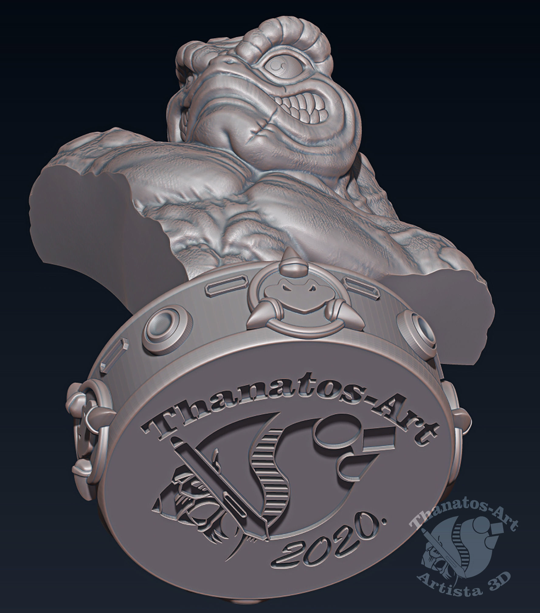 Battletoads Pimple Fan Art 3D model 3D printable | CGTrader