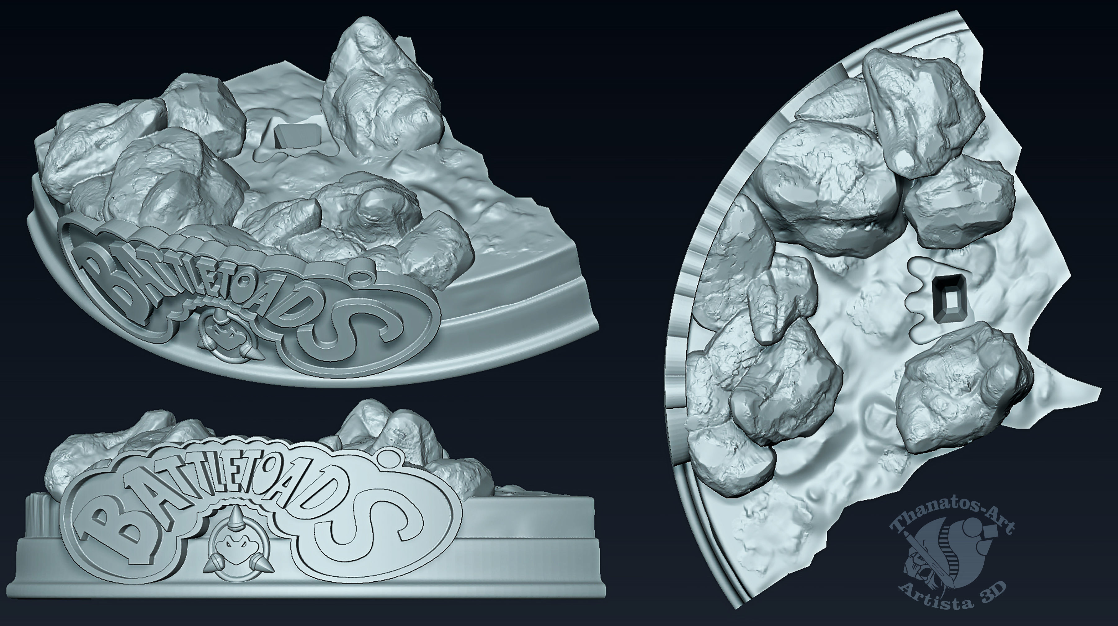 Battletoads Pimple Fan Art 3D model 3D printable | CGTrader