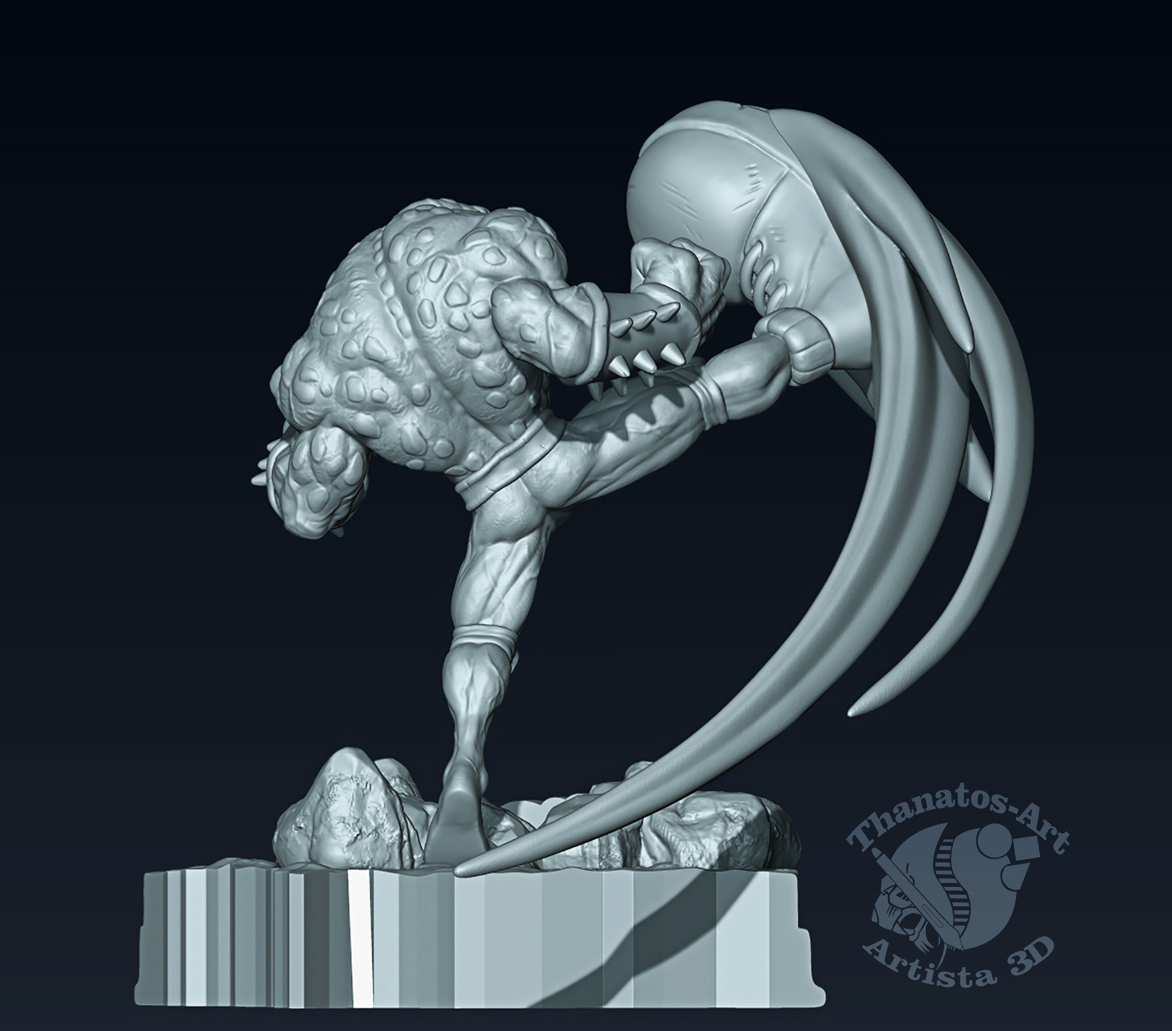Battletoads Pimple Fan Art 3D model 3D printable | CGTrader